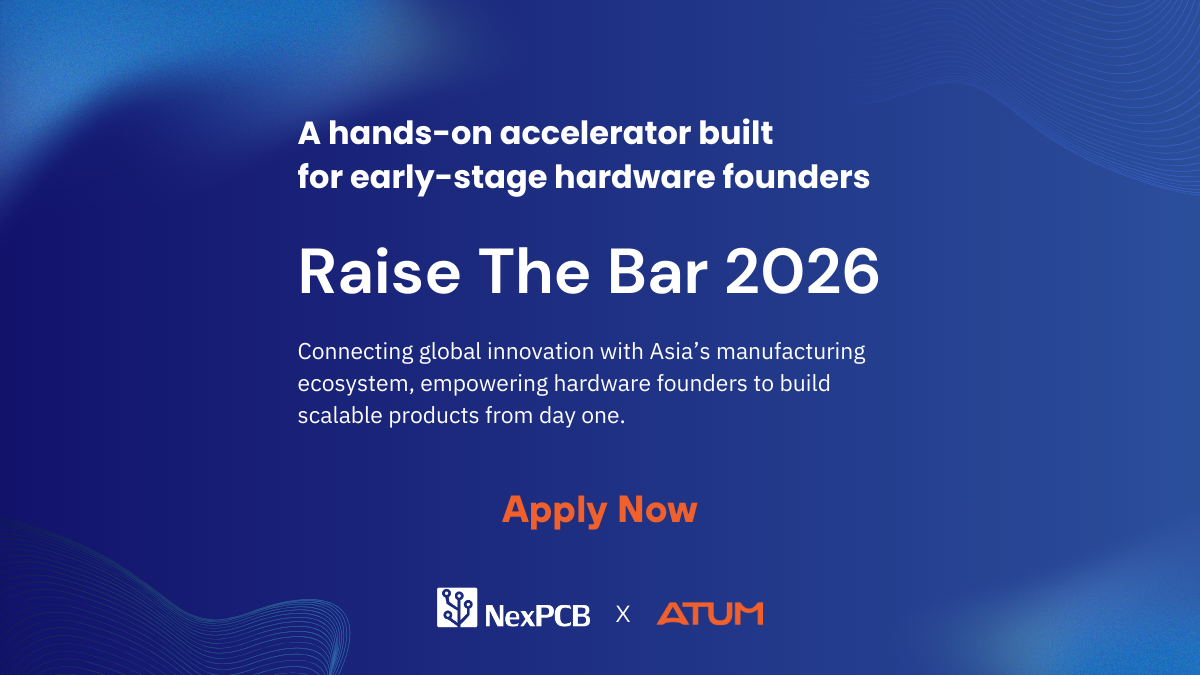 How NexPCB and ATUM Ventures Support Early-Stage Hardware Teams